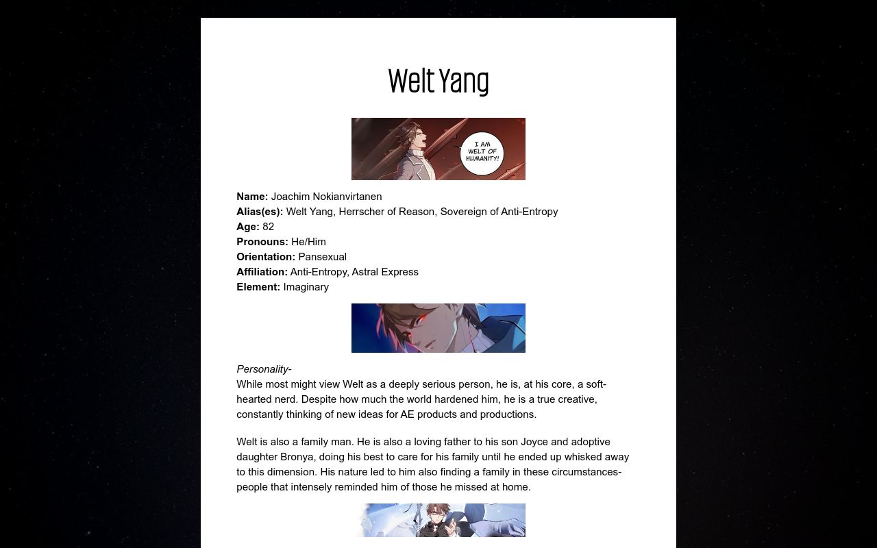 Welt Yang About